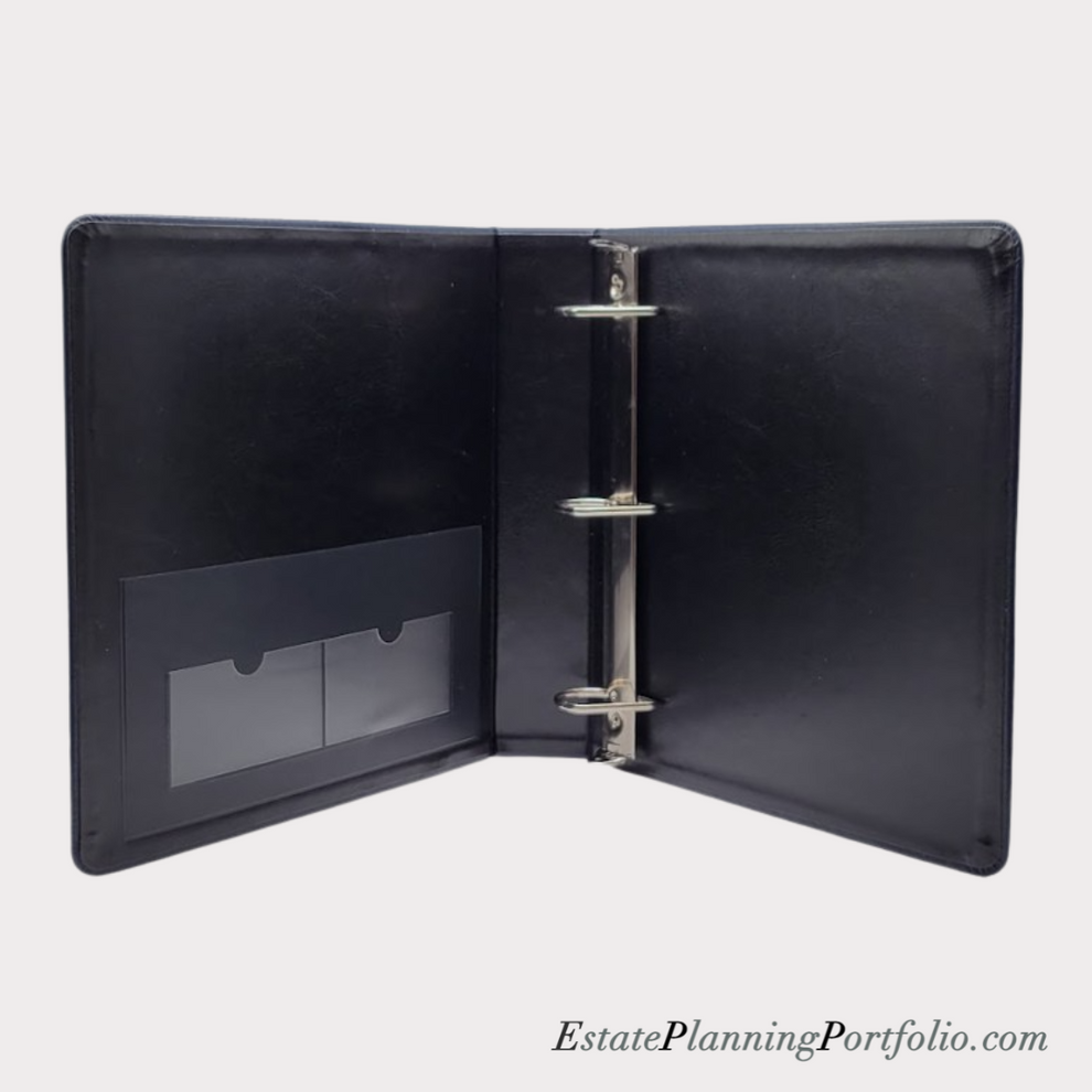 20 Pack, Professional Navy | Estate Planning Portfolio Binders | Hardc ...